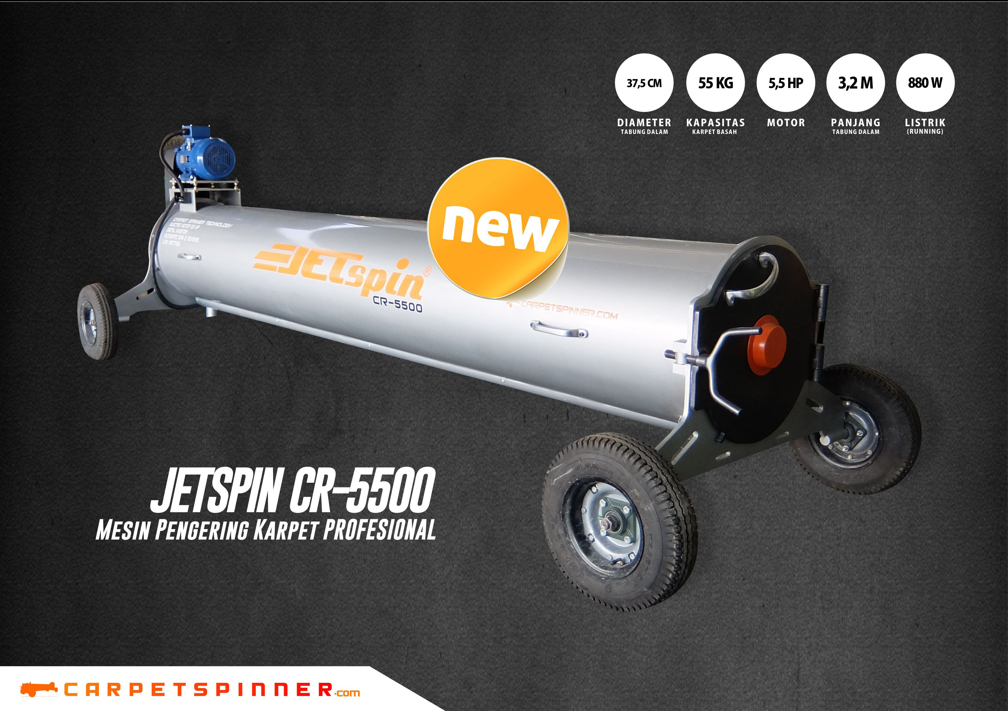 Mesin Pengering Karpet Carpet Spinner