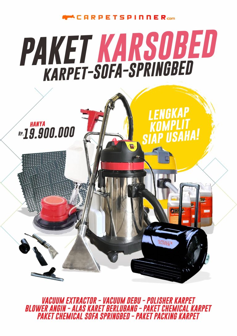 Mesin Pengering Karpet JETSpin Carpet Spinner